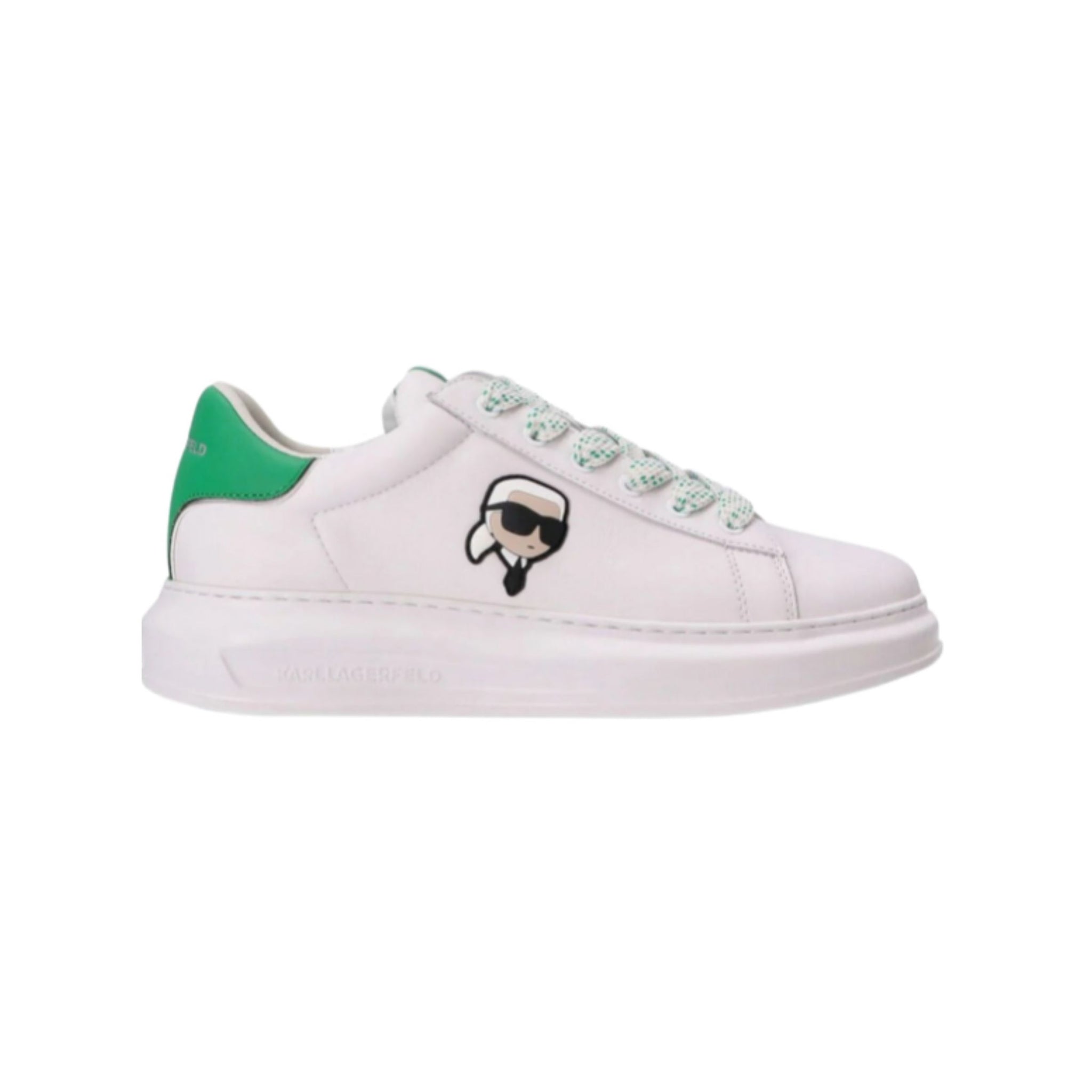 Karl Lagerfeld Sneaker Kapri Kolour Kounter White-Green
