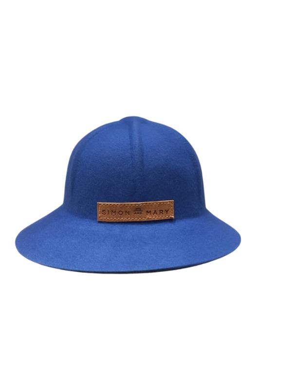 Simon & Mary Hats Pith Helmet Blue